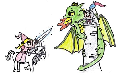 SLAYING DRAGONS DRAW