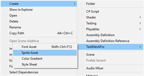 textmesh proにspriteを表示する方法 my note