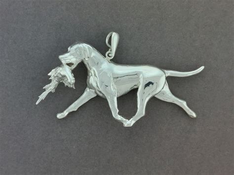 English Pointer Full Body With Pheasant Med Originals By Omar