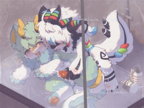 Rule 34 Anal Anal Sex Anklet Anklet Marking Anthro Arm Markings Arm Tuft Blinding Bangs Blue