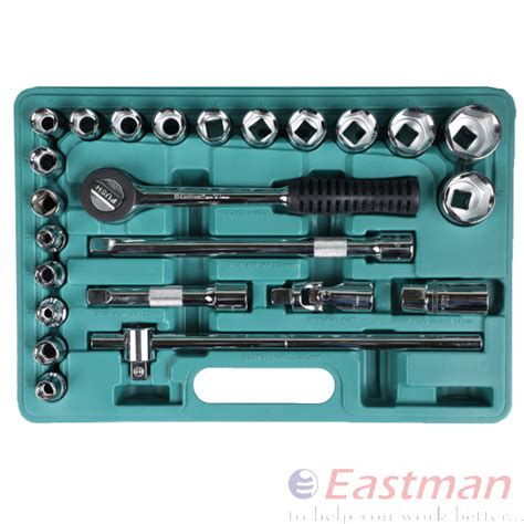Eastman 12 Sq Chrome Vanadium Steel Set And Bits Set Eastman Cast