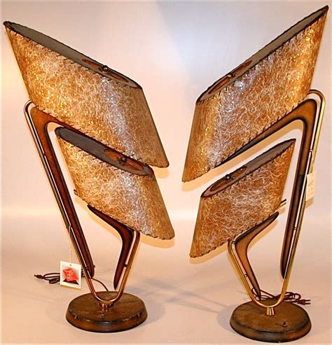 A Pair Of Glorious Lamps From The Majestic Lamp Company Mid Century