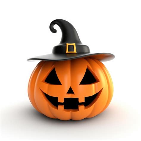 Premium Ai Image Cute Halloween Jackolantern With Devil Hat 3d Render