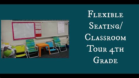 Flexible Seating Classroom Tour 4th Grade Youtube