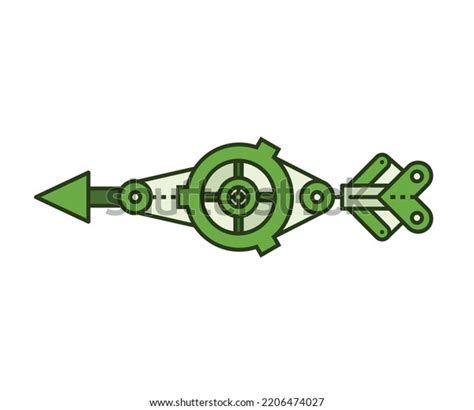 Arrow Weapon On White Background Vector Stock Vector Royalty Free
