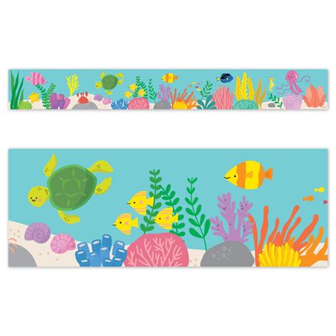 Sea Friends Under The Sea Ez Border Bulletin Board Border 48 Feet