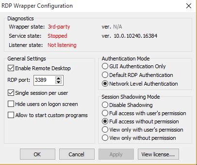 New Release V1 7 With Updates And Fixes Issue 85 Stascorp Rdpwrap GitHub