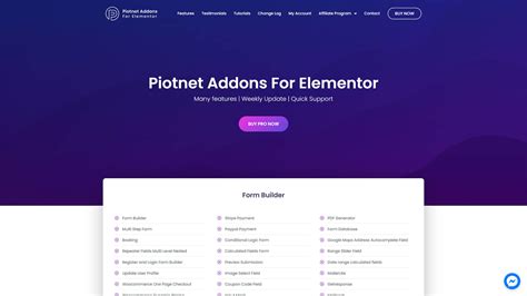 Download Piotnet Addons For Elementor Pro 7164 Activated Gpl Page Builder