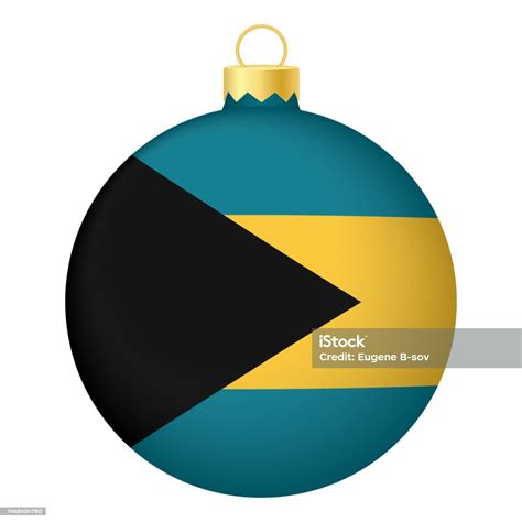 바하마 국기와 크리스마스 트리 공입니다 크리스마스 휴일에 대 한 아이콘 Political Party에 대한 스톡 벡터 아트 및 기타 이미지 Political Party