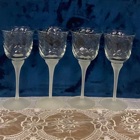 Frosted Glasses Etsy