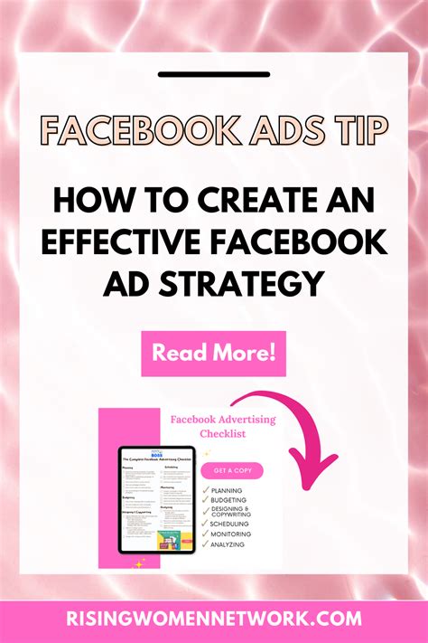 How To Create An Effective Facebook Ad Strategy Rising Women Network