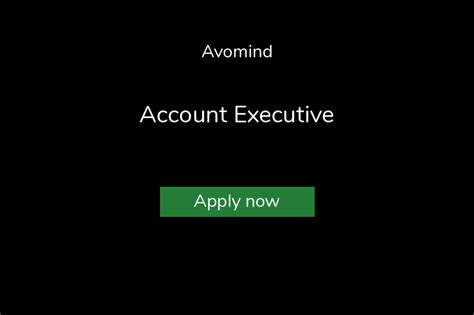 Apply To Account Executive At Avomind