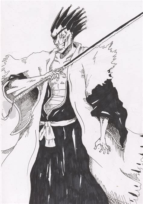 Captain Of Squad 11 Kenpachi Zaraki By James 26133 On DeviantArt