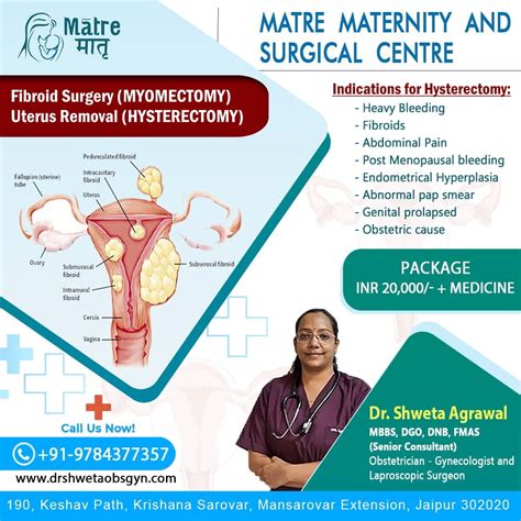👉 Fibroid Surgery Myomectomy 👉 Uterus Removal Hysterectomy