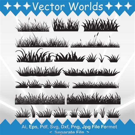 Grass Svg Bundle Masterbundles
