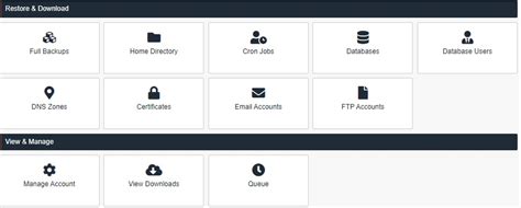 How To Create And Restore Backups In Cpanel Ehostingserver
