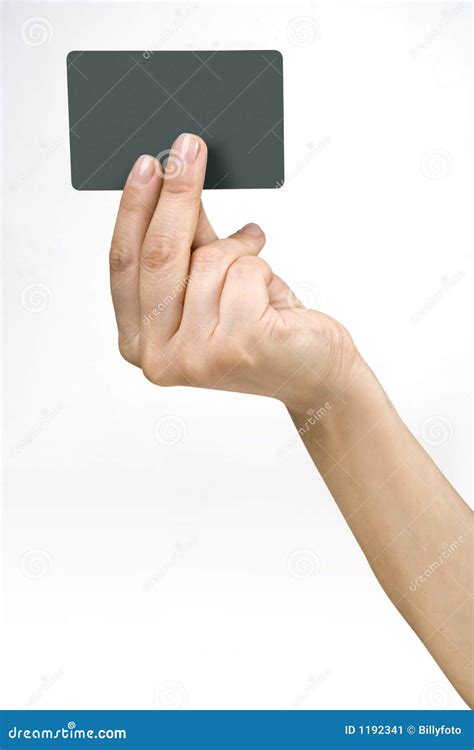 Hand And Credit Card Stock Image Image Of Card Debit 1192341