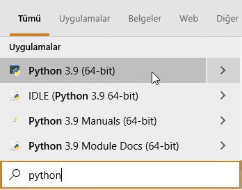 Python Programlama