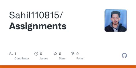 Github Sahil110815assignments