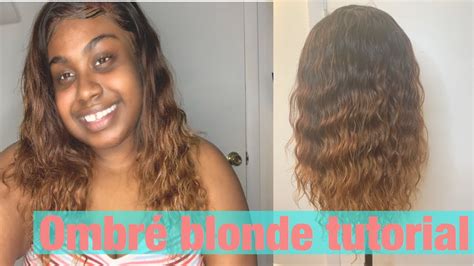 How To Dye Hair Blonde Ombré Super Easy Beginner Friendly Using