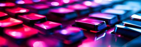 Desktop Computer And Keyboard Setup Premium Ai Generated Image