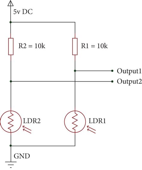 The Electronic Diagram Of The Solar Captor Download Scientific Diagram