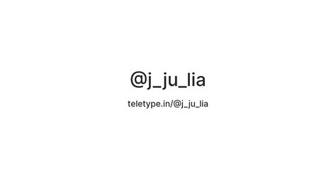 Jjulia — Teletype
