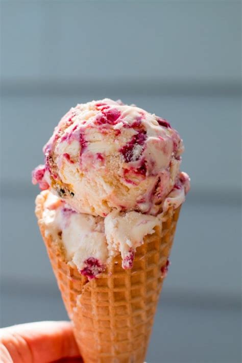 No Churn Passionfruit Raspberry Pavlova Ice Cream Sweet Tooth Girl