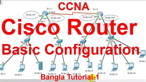 Router Configuration In Cisco Packet Tracer Lecture 1 Bangla