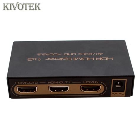 The X Hdmi Splitter That Supports Full Hd D Hdr K K Hz Uses A