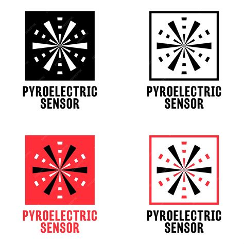 Premium Vector Pyroelectric Sensor Vector Information Sign