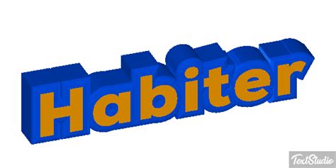 Habiter Word Animated  Logo Designs