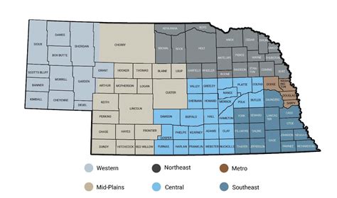 6 Regions One Nebraska Nebraska Department Of Economic Development