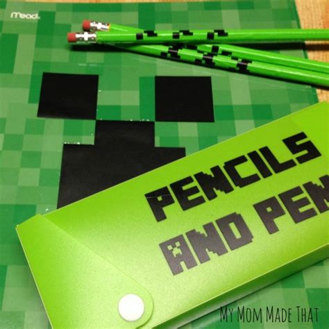 Minecraft School Supplies Back To School Series The Benson Street