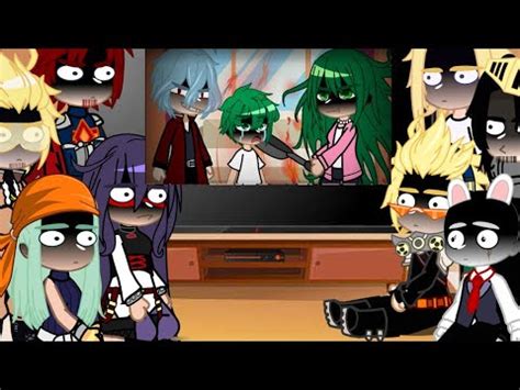 Pro Heroes React To It Was Deku Mha Bnha Gacha Club My AU