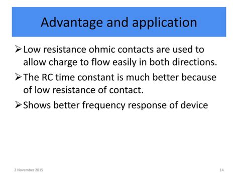 Metal Semiconductor Contacts Pptx