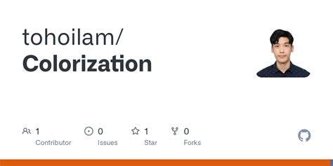 Github Tohoilamcolorization