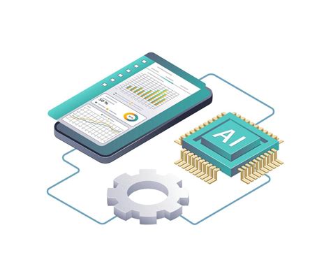 Exploring Ai Processes In Technology Data Analysis 47546149 Vector Art