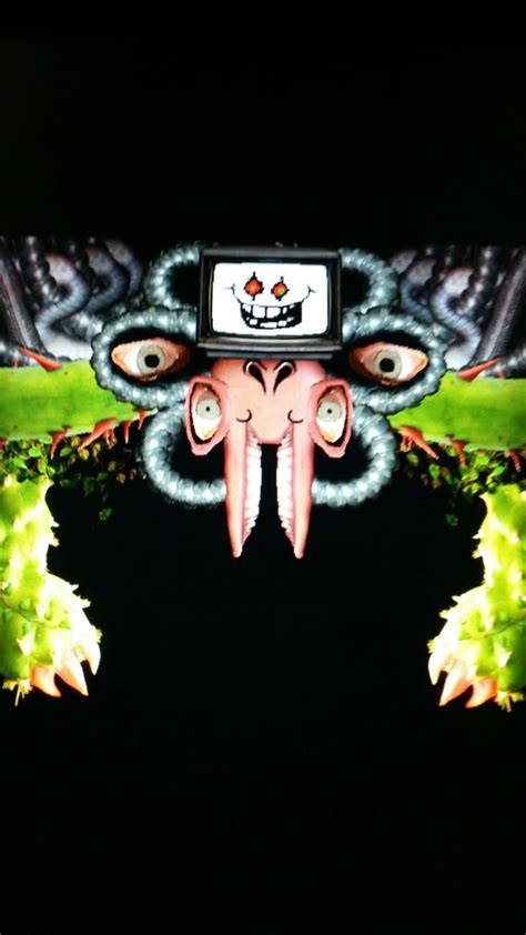 For Any Undertale Fans Have A Creepy Cool Picture Of Omega Flowey