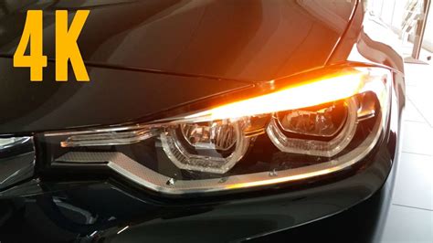 NEW 2016 BMW 3 Series LED-headlights [4K] - YouTube