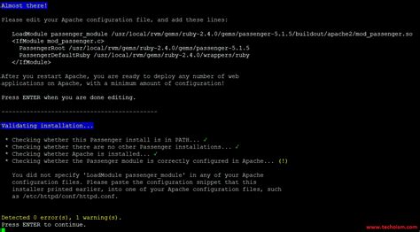 How To Deploy A Rails Application With Apache Using Phusion Passenger