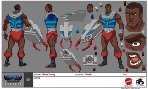 Masters Of The Universe Revelations 2021 Part 2 Model Sheets