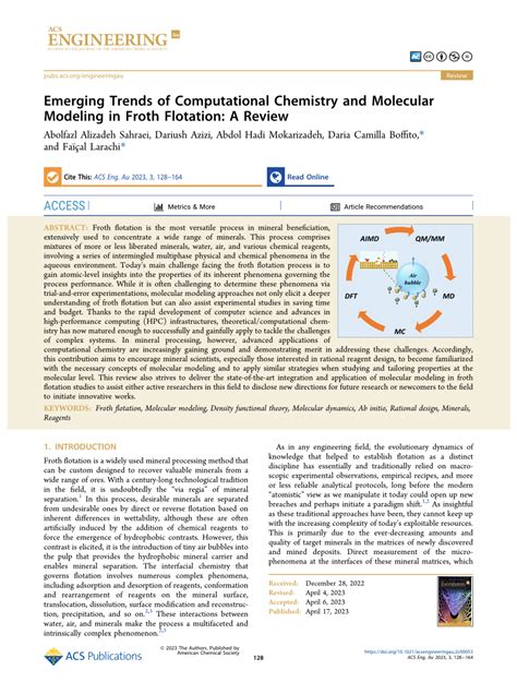 pdf emerging trends of computational chemistry and molecular modeling