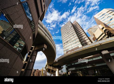 Osaka Japan September 25 2024 The Famous Highway Thru A Building The Off Ramp For The