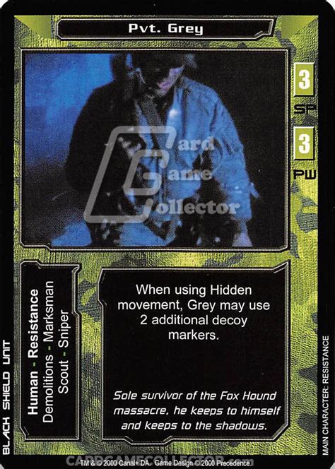 Pvt Grey The Terminator Ccg