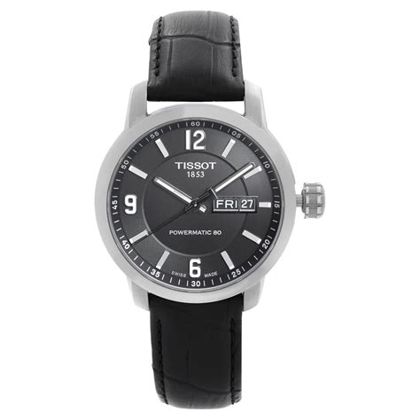 Tissot Powermatic 80 Anthracite Dial Steel Automatic Watch T08640711