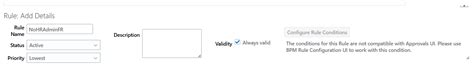 How Can I Create Approval Rules In Bpm For V3 Termination We Have