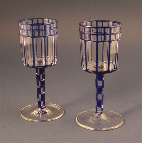 Otto Prutscher Sherry Glasses Vienna 1911