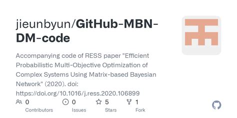 Github Jieunbyungithub Mbn Dm Code Accompanying Code Of Ress Paper