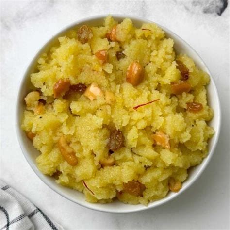 Sooji Halwa Rava Kesari Indian Veggie Delight